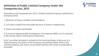 Understanding Public Limited Companies: A Comprehensive Guide | PPTX