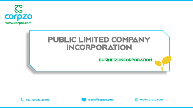 Public limited company registration proposal cvpl | PPT