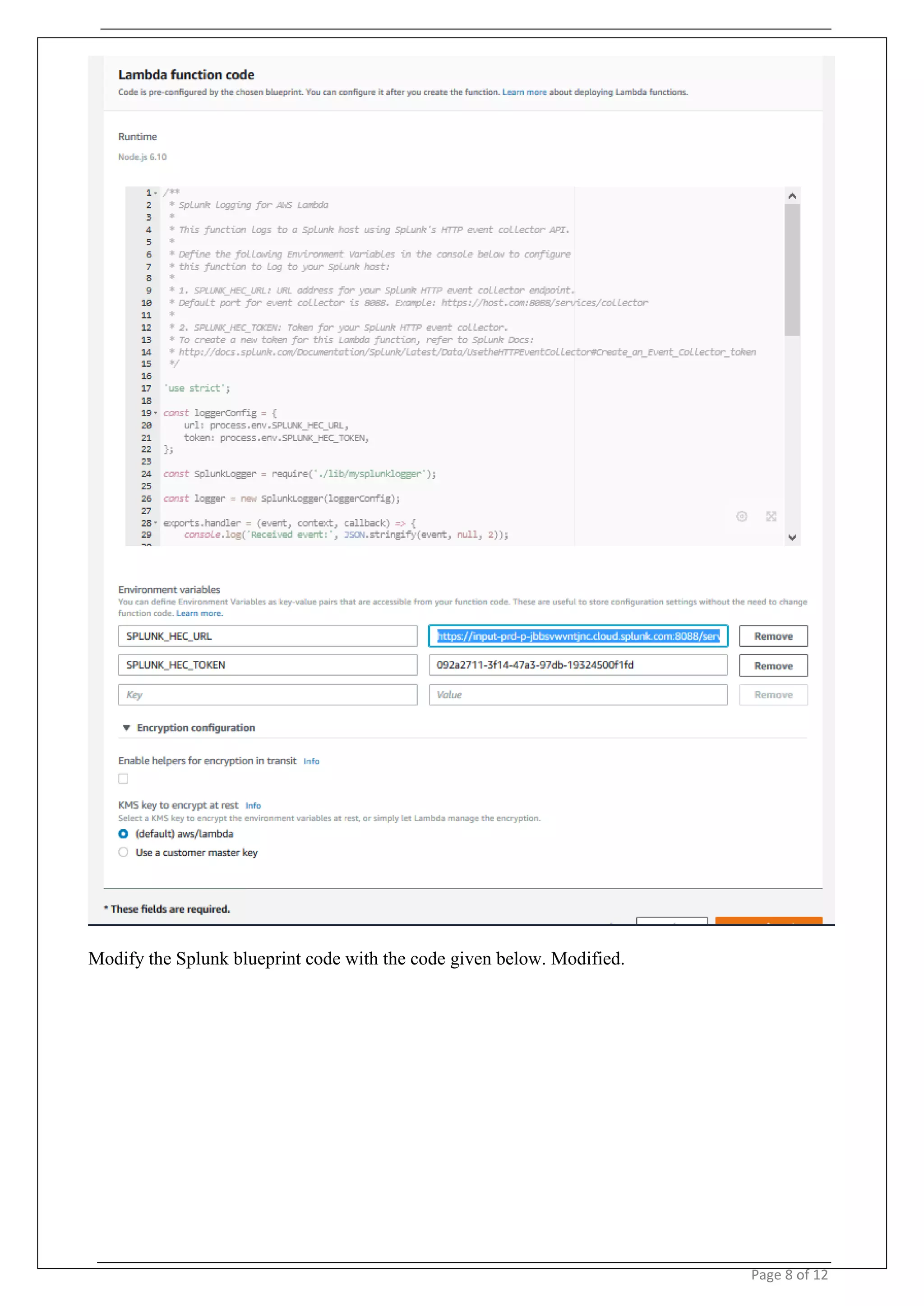 Publishing AwsLlambda Logs Into SplunkCloud | PDF | Cloud Computing | Internet