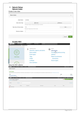 Publishing AwsLlambda Logs Into SplunkCloud | PDF | Cloud Computing ...