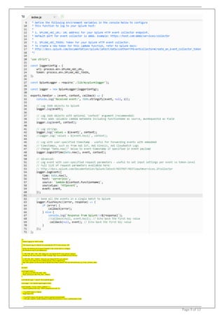 Publishing AwsLlambda Logs Into SplunkCloud | PDF | Cloud Computing | Internet