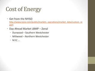 Publicly Available NY Energy Data | PPTX