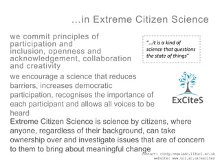 The Playspace of Publicly Initiated Scientific Research | PPT