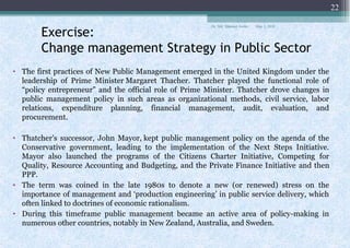 Public management and governance issues and challenges ssc patc 09 10 ...