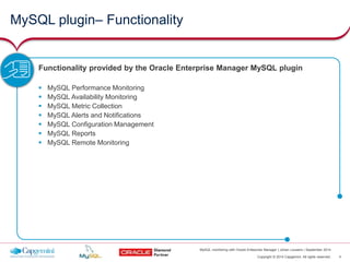 Managing MySQL databases with Oracle Enterprise Manager | PPT