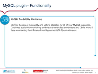 Managing MySQL databases with Oracle Enterprise Manager | PPT