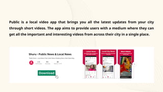 Public News App - Indian Local Videos | PPT