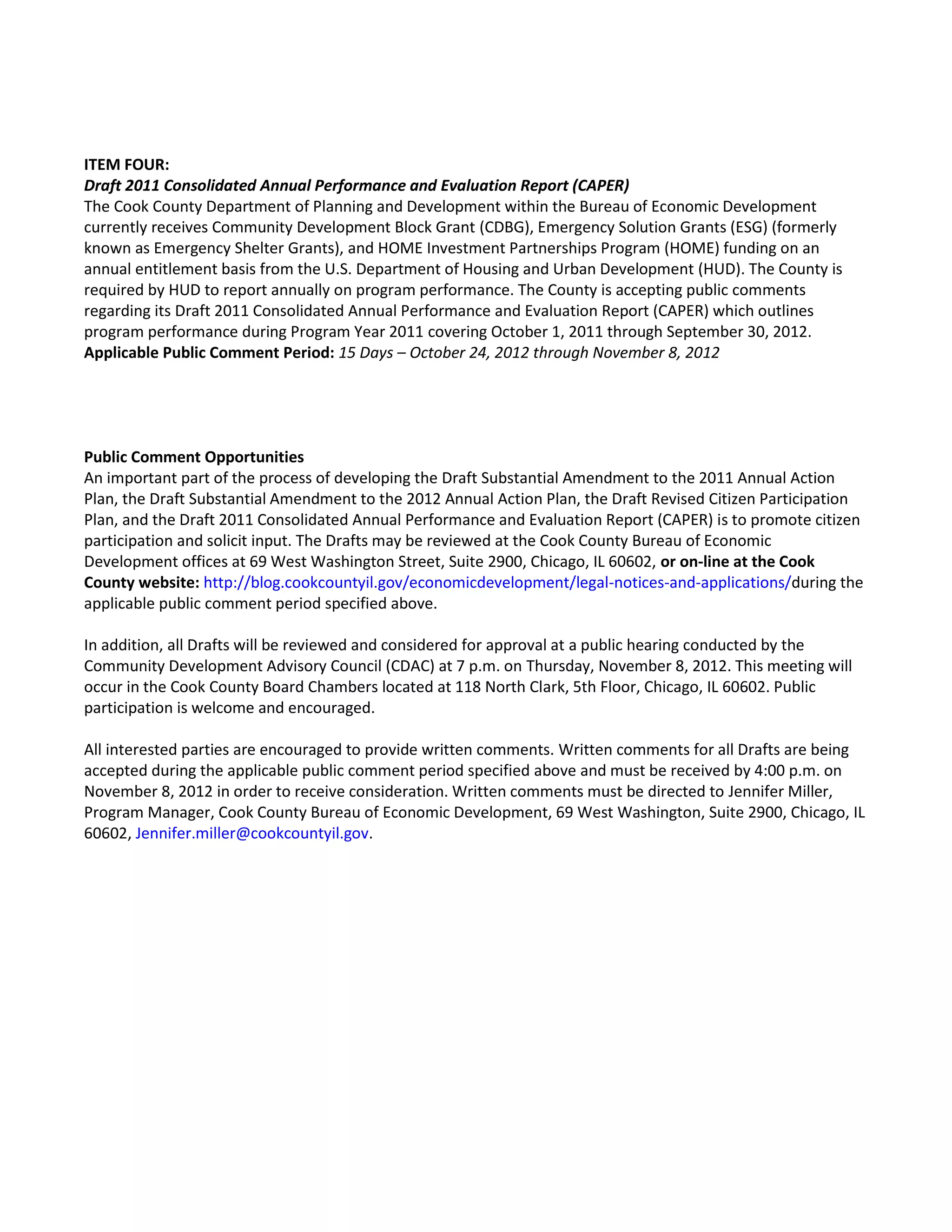 Public Hearing Notice | PDF