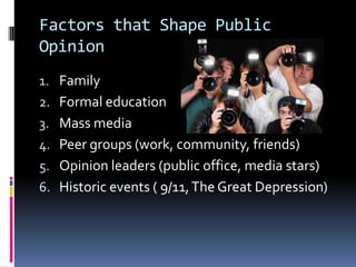 Public opinion and the mass media powerpoint | PPTX