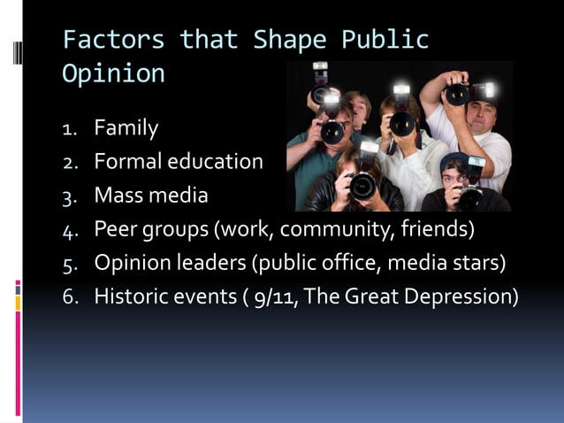 Public opinion and the mass media powerpoint | PPTX