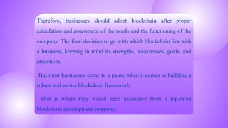 Public Or Private Blockchains? Which Blockchain Framework Development Is Ideal For Your Business ...