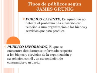 Publicos tipos | PPT