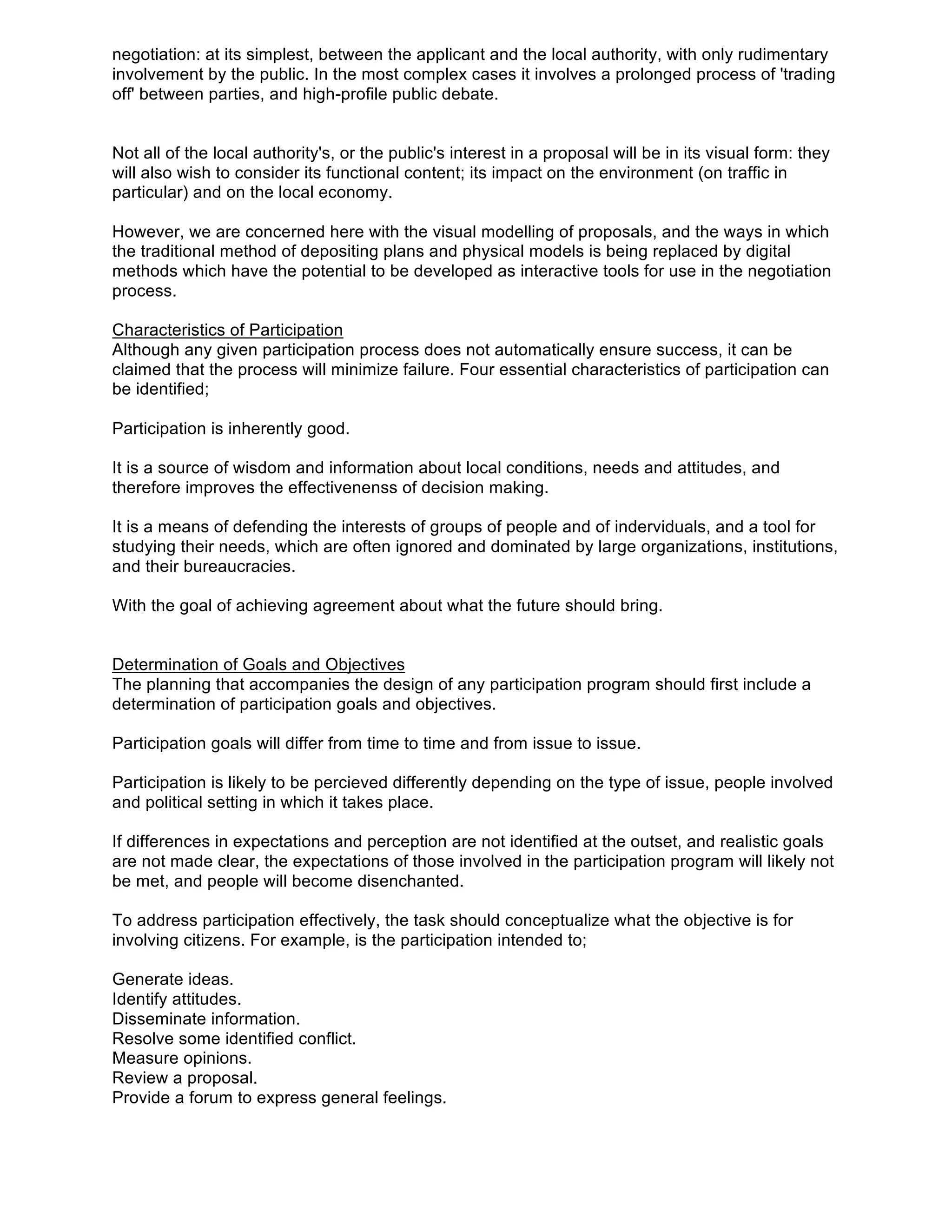 Public Participation in Urban Design and Planning | PDF