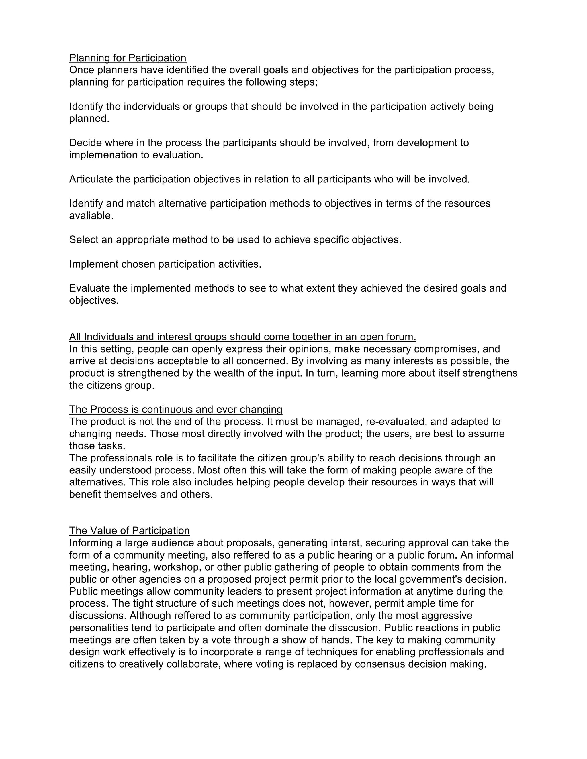 Public Participation in Urban Design and Planning | PDF