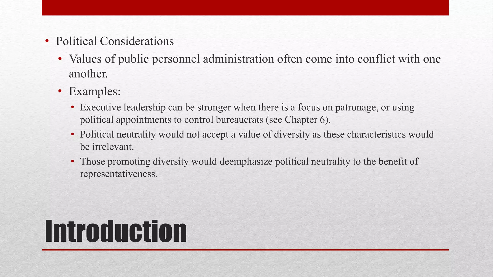 Public personnel administration and human resource management | PPTX