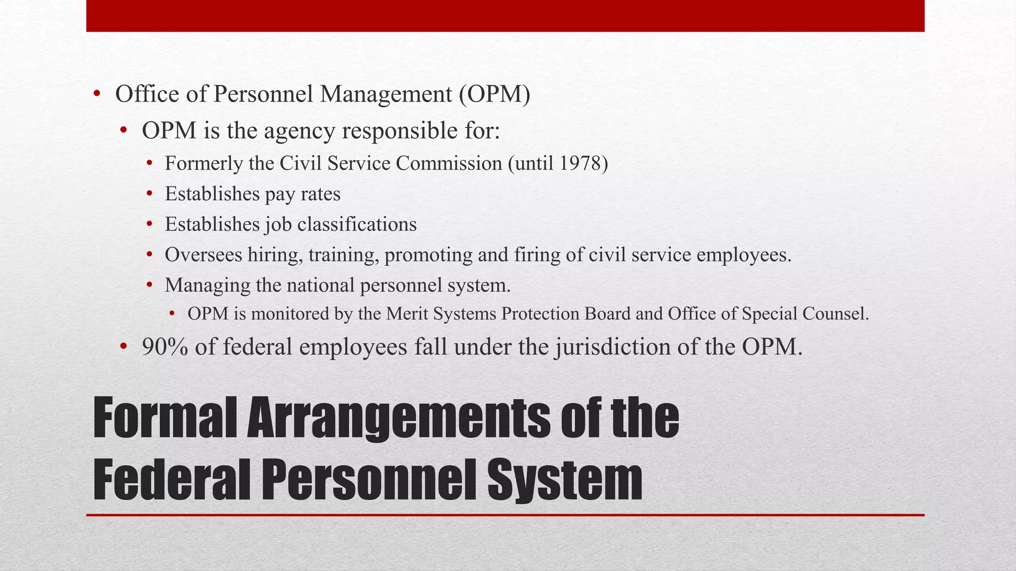 Public personnel administration and human resource management | PPTX