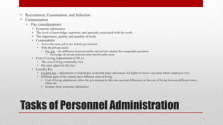 Public personnel administration and human resource management | PPTX