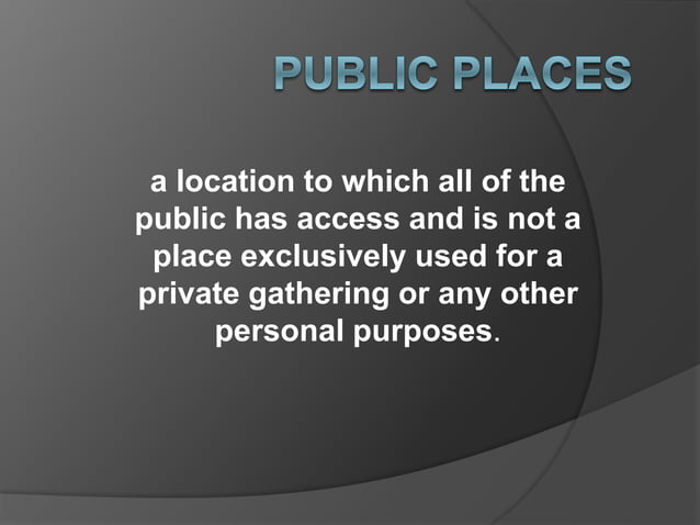 PUBLIC PLACES presentation to the seventh.pptx