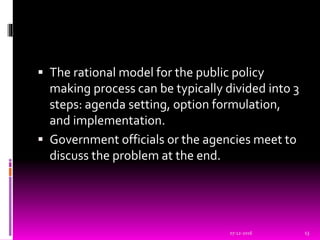 Public policies in India | PPTX