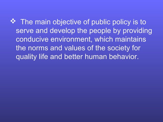 Public Policy Analysis | PPT