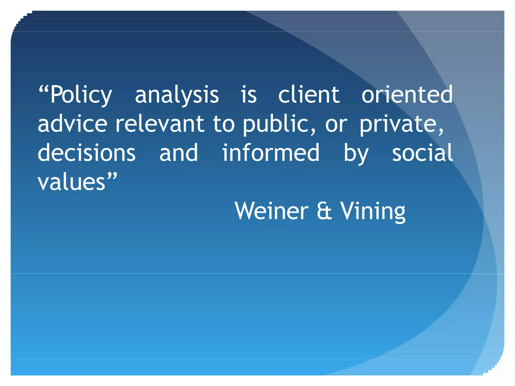 Public policy analysis | PPTX