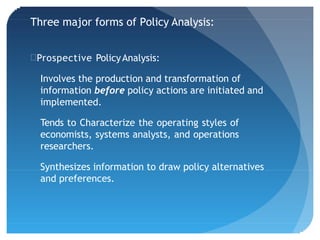 Public policy analysis | PPTX