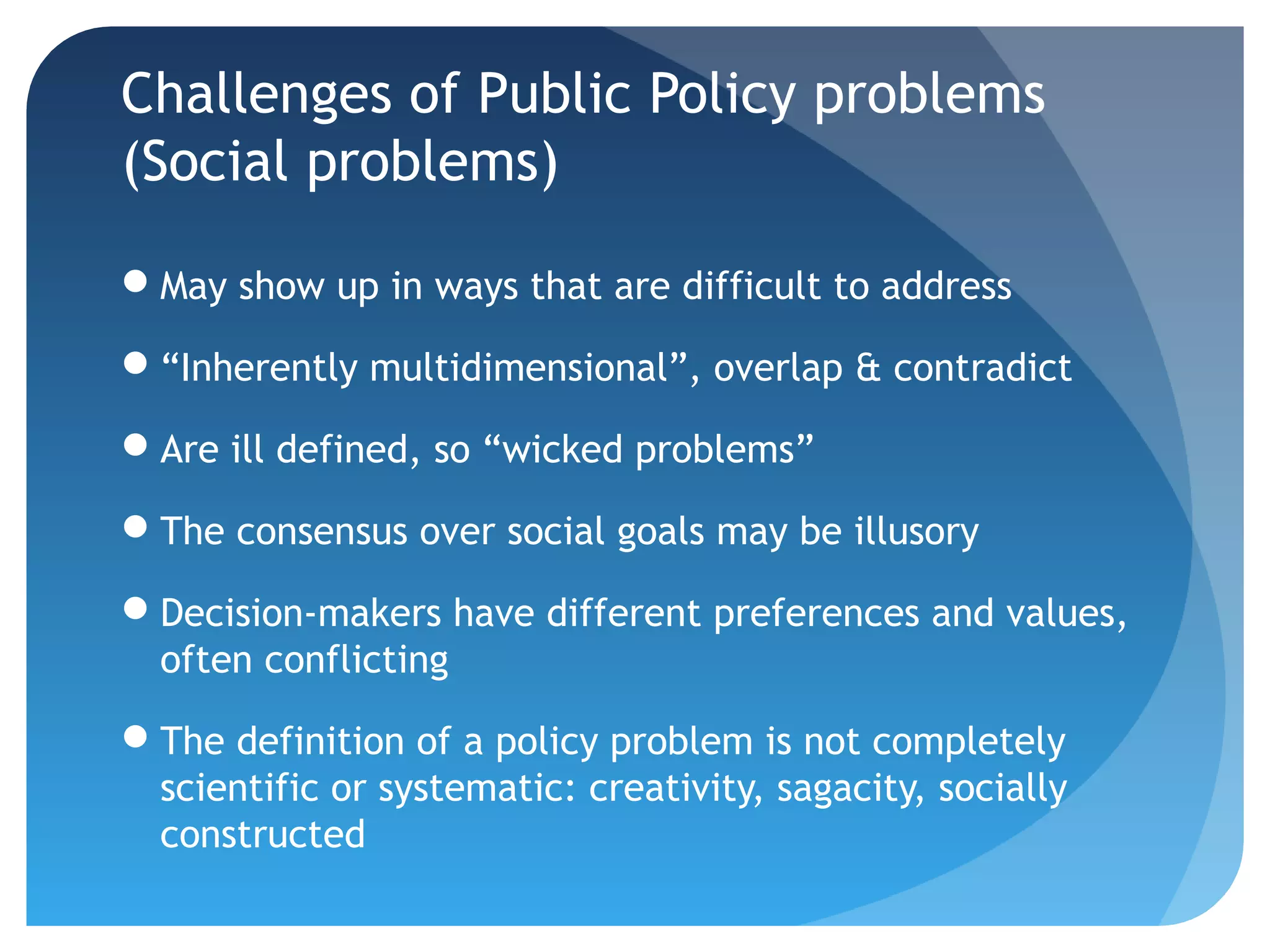 Public policy analysis_dunn | PPT