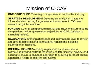 Public policy aspects of Connected and Autonomous Vehicles | PPT