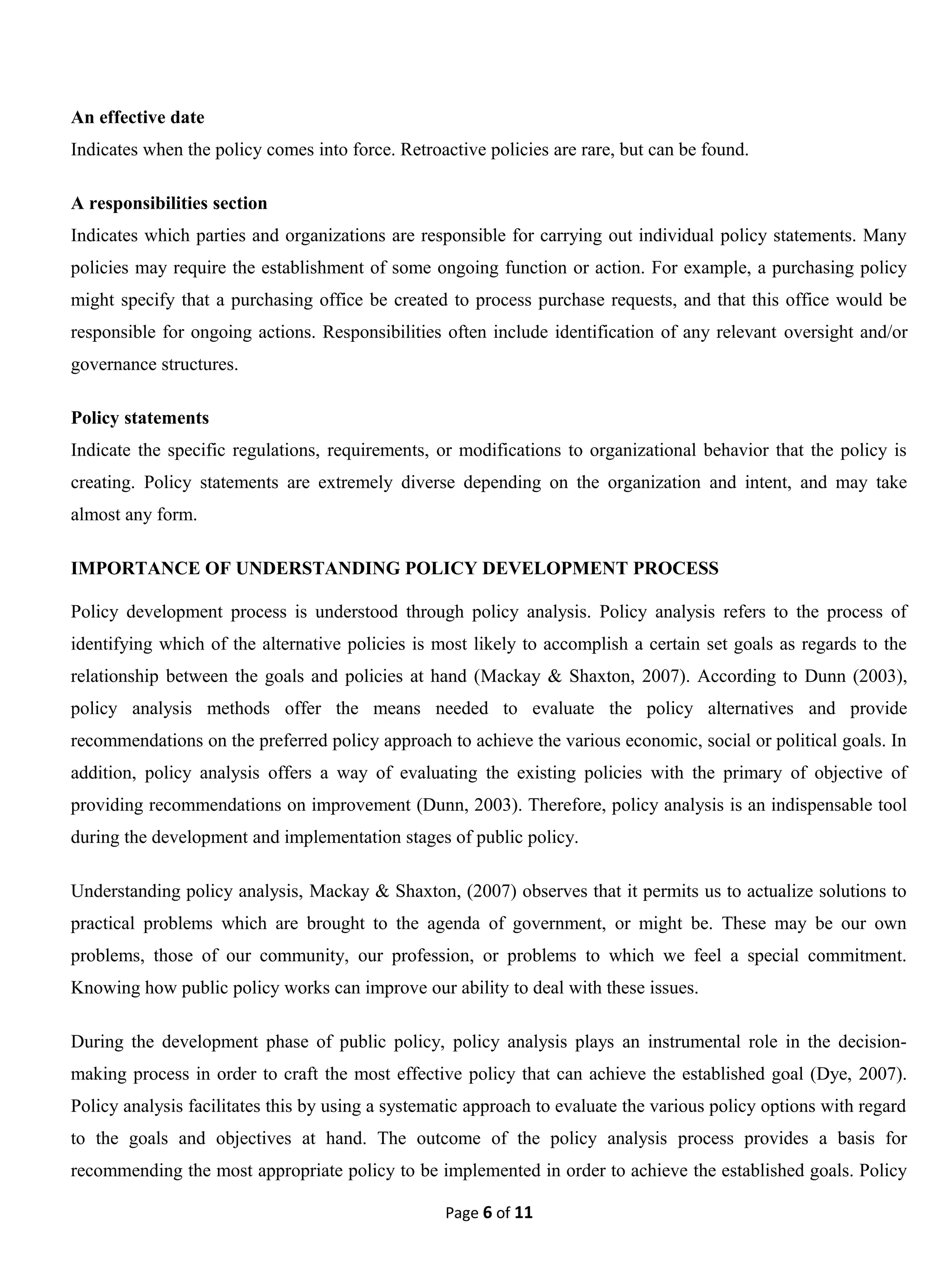 Public policy and its developmet process | PDF