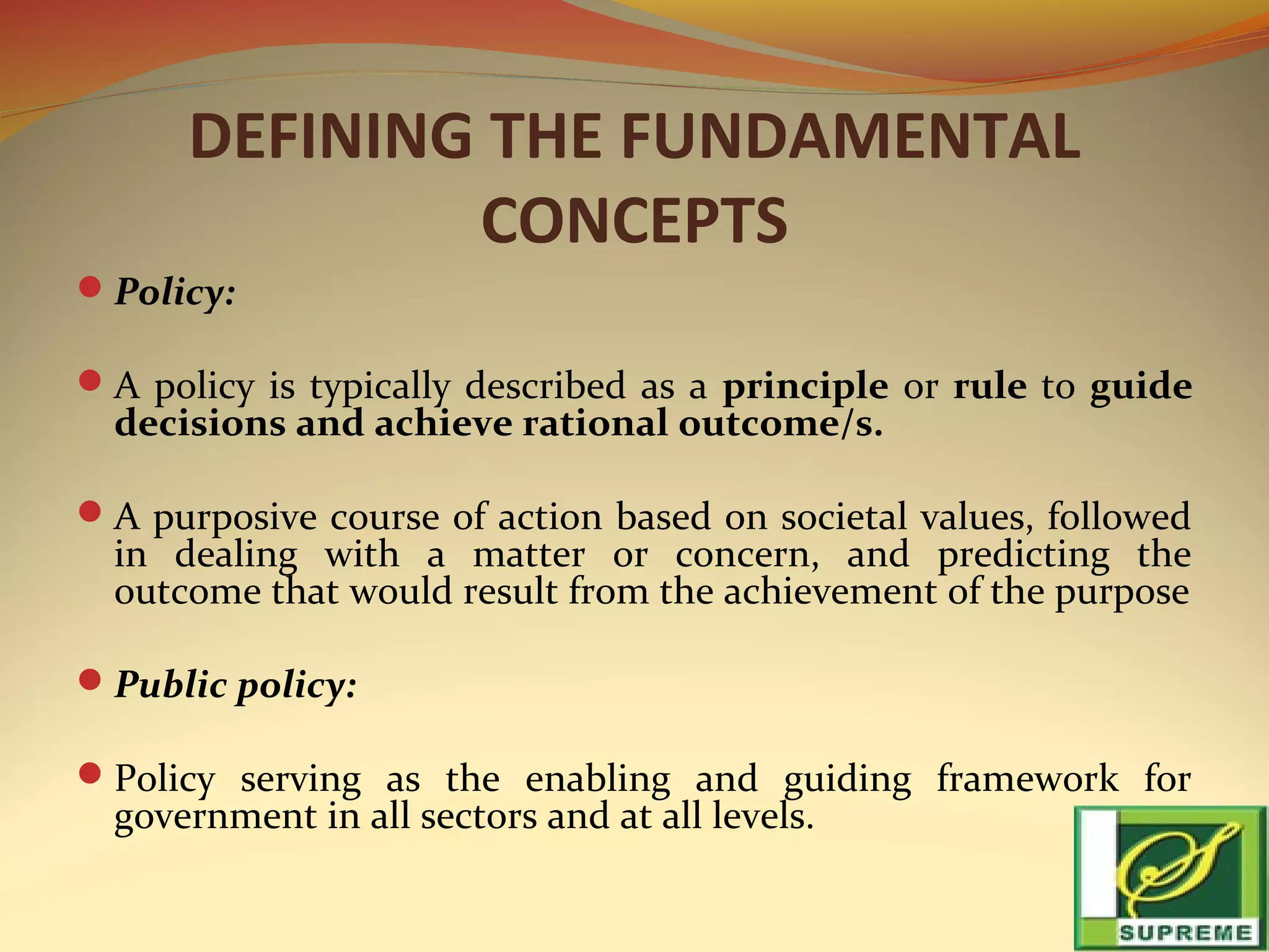 Public Policy Formulation - Process and Tools | PPT