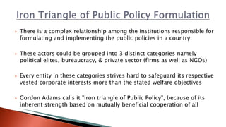 Public Policy Formulation and Analysis-1: Definition, Process ...