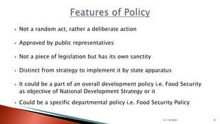 Public Policy Formulation and Analysis-1: Definition, Process ...