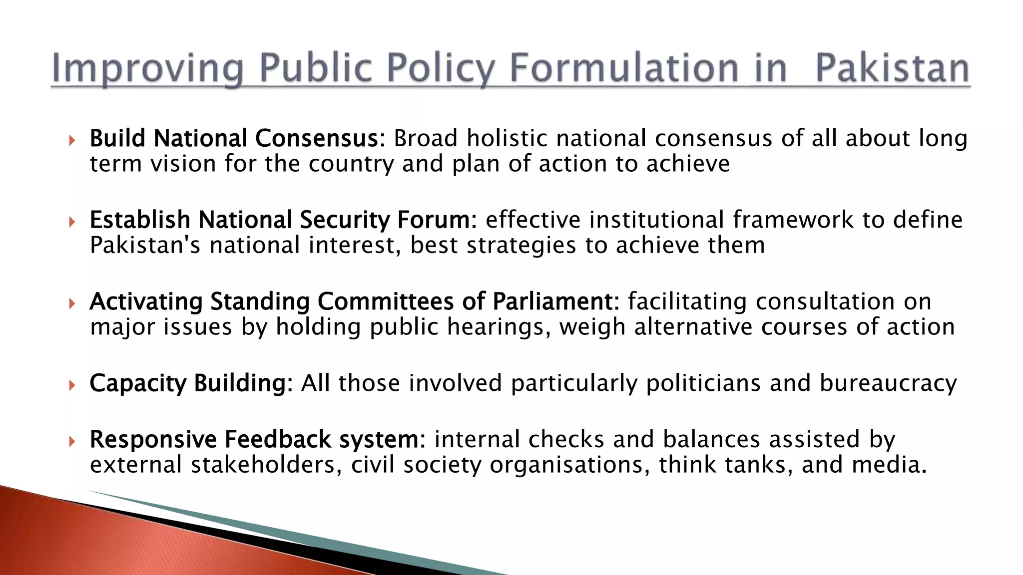 Public Policy Formulation and Analysis-3: Public Policy Formulation in ...