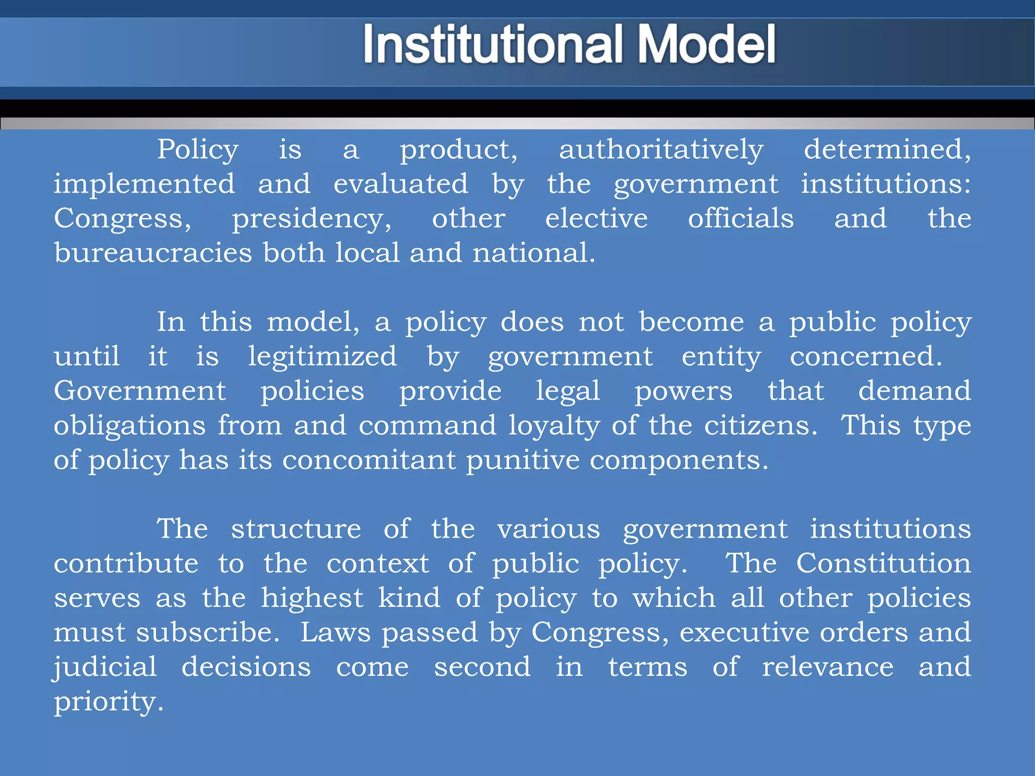 Public Policy Philippines | PPT