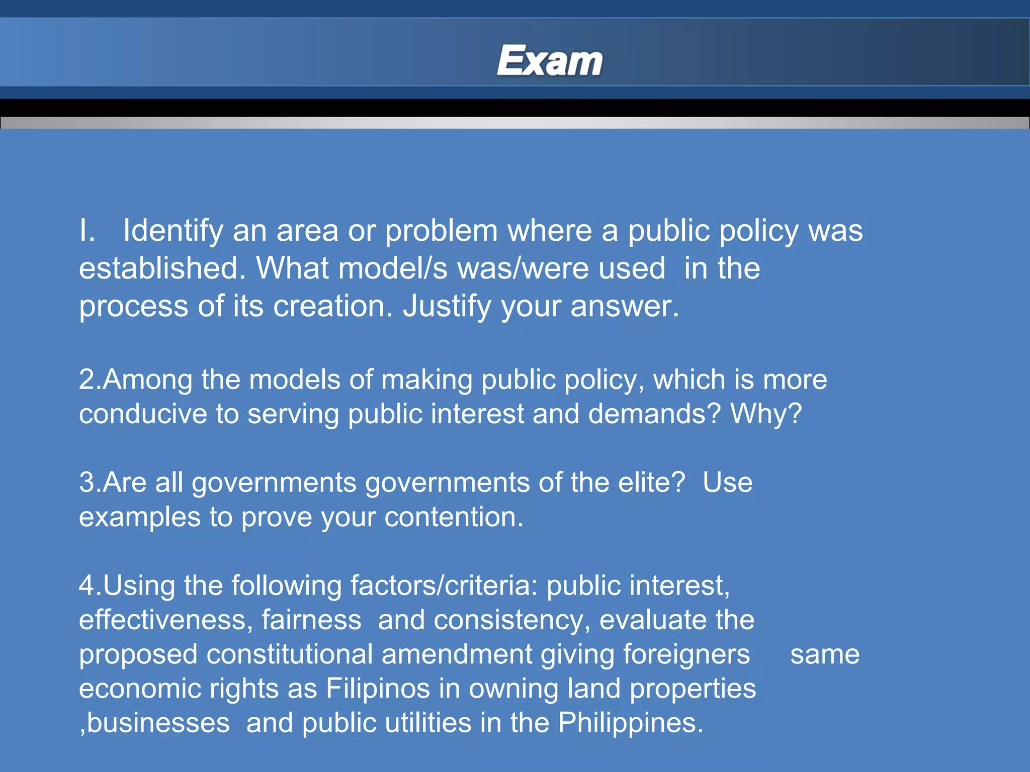 Public Policy Philippines | PPT