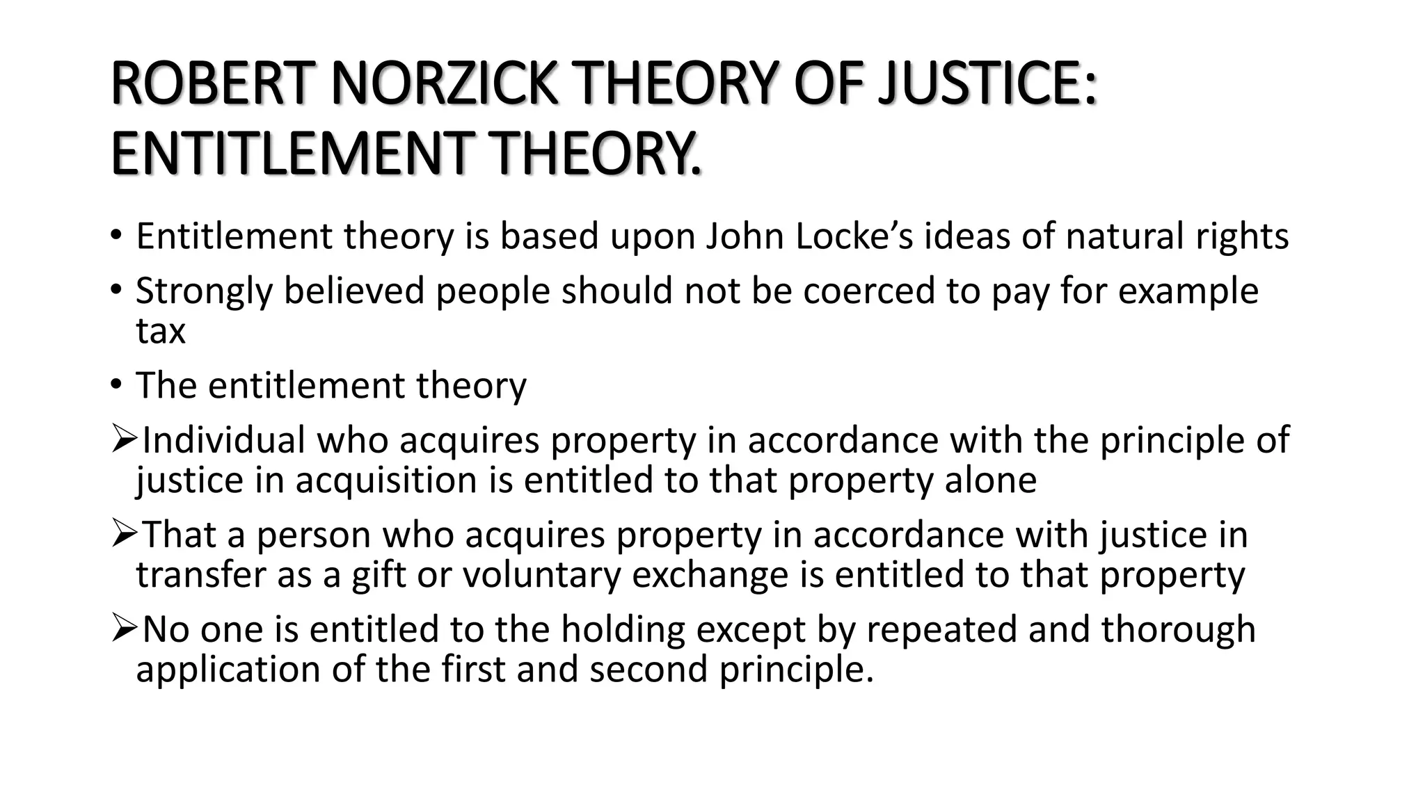 Theories of Justice | PPTX