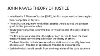 Theories of Justice | PPTX