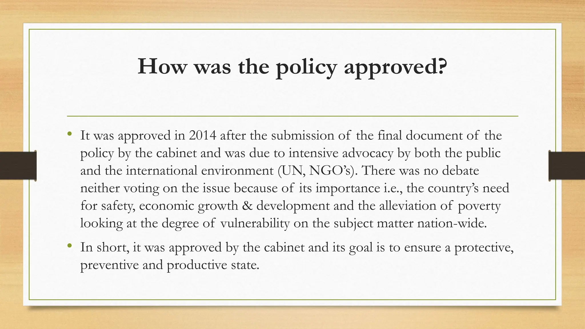 PUBLIC POLICY PRESENTATION Ppt at the MDI | PPT