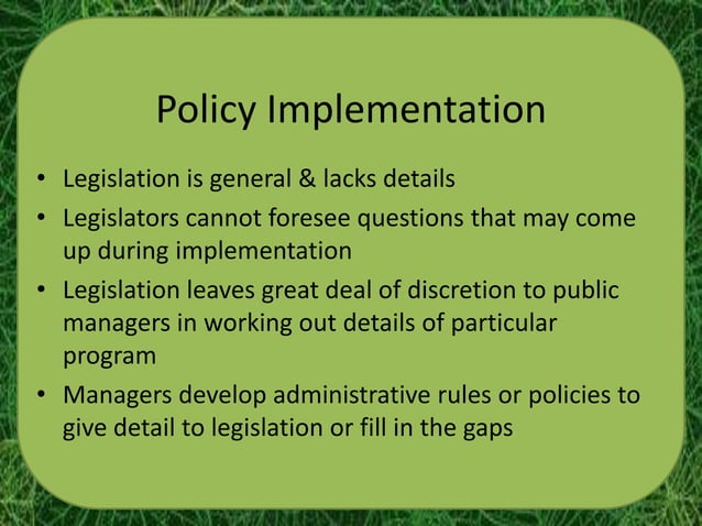 Public Policy & Program Administration | PDF