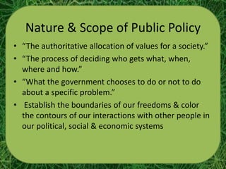 Public Policy & Program Administration | PDF