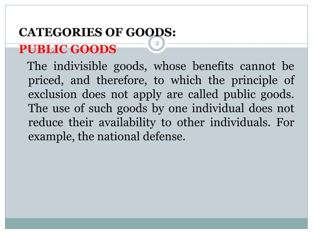 Public,private and merit goods | PPTX