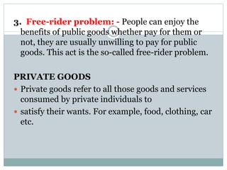 Public,private and merit goods | PPTX