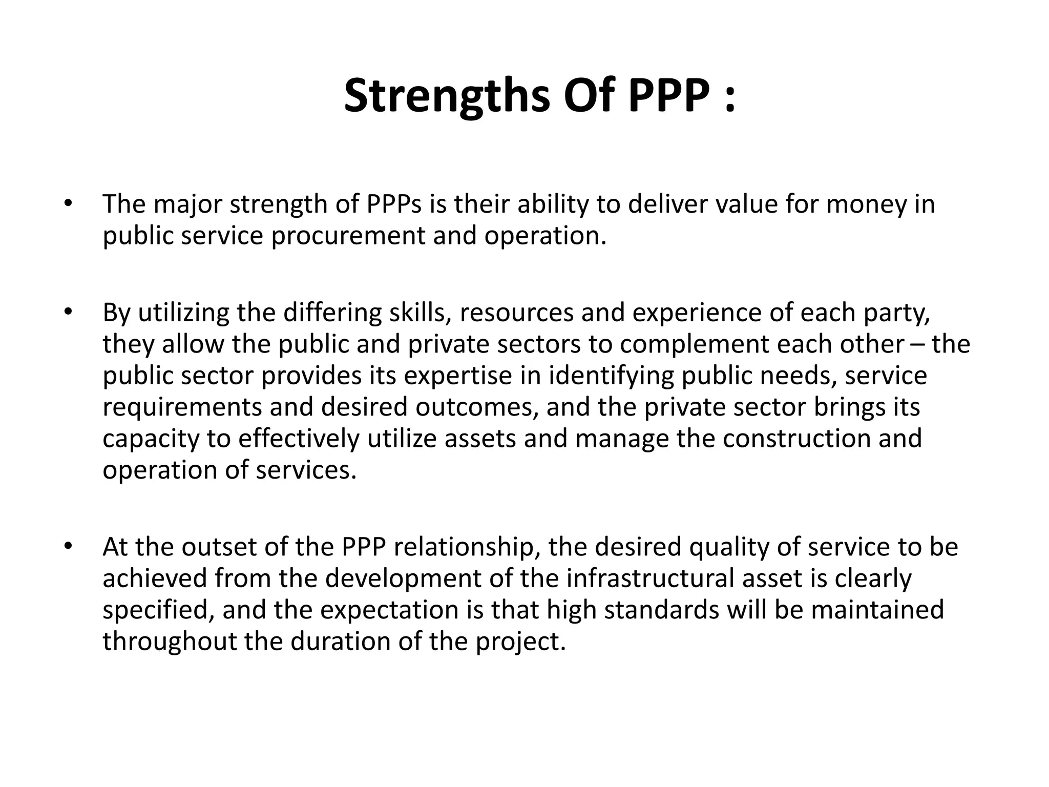 Public Private Partnership (PPP) | PPTX