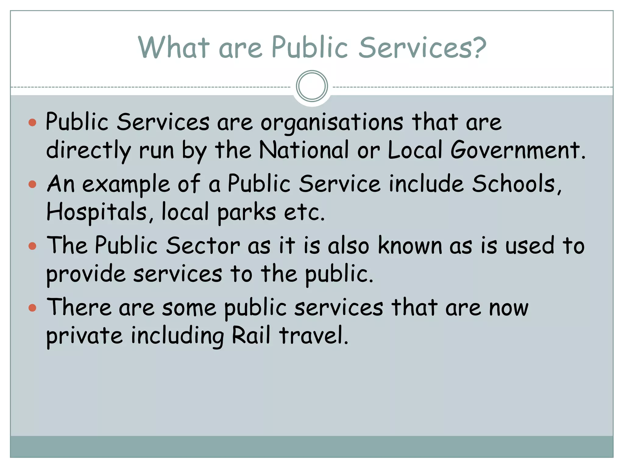 Difference between Public and Private Sector | PPTX