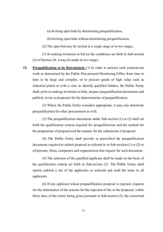 Public procurement act_2063 | PDF