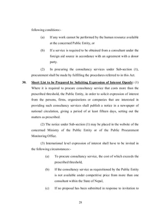 Public procurement act_2063 | PDF