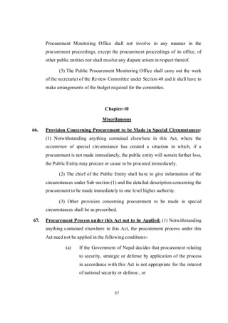 Public procurement act_2063 | PDF