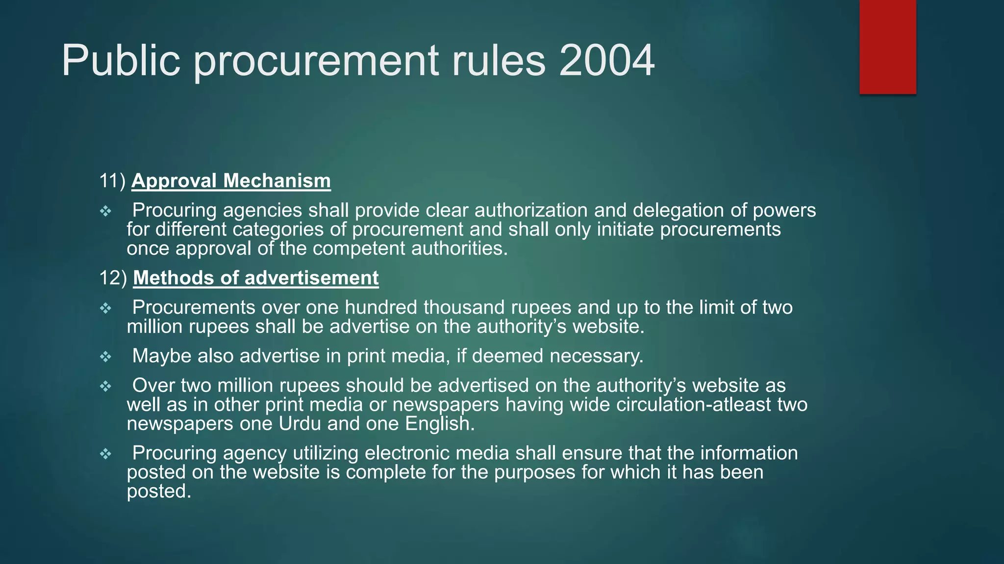 Public procurement regularity authority (ppra) | PPTX