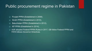 Public procurement regularity authority (ppra) | PPTX