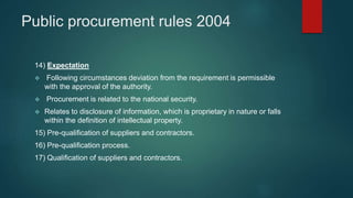 Public procurement regularity authority (ppra) | PPTX